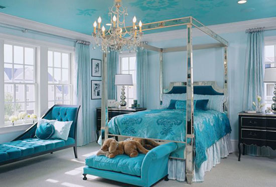 Tudo pra Casa: Ideias Criativas: Decorando Quartos com Azul Turquesa