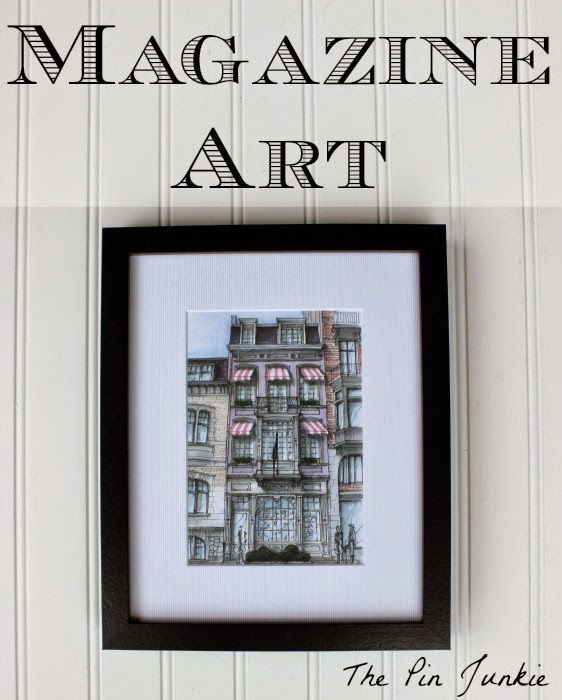 Framed Magazine Art