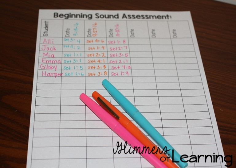 Need an Easy Beginning Sound Assessment? I've Got One For You ...