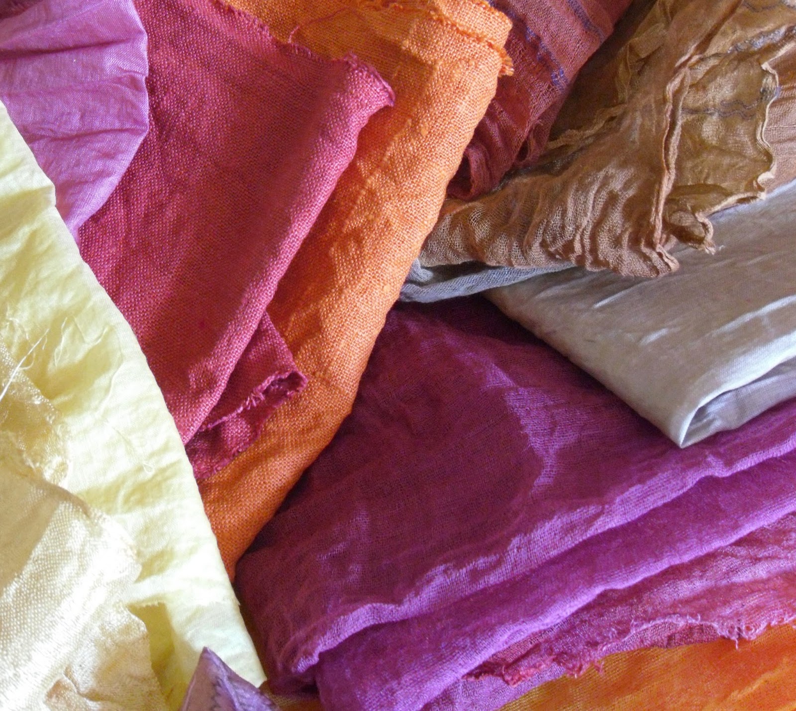 Fibre Patterns: Tex 1 Project 2 stage 4 - A diversion into dyeing