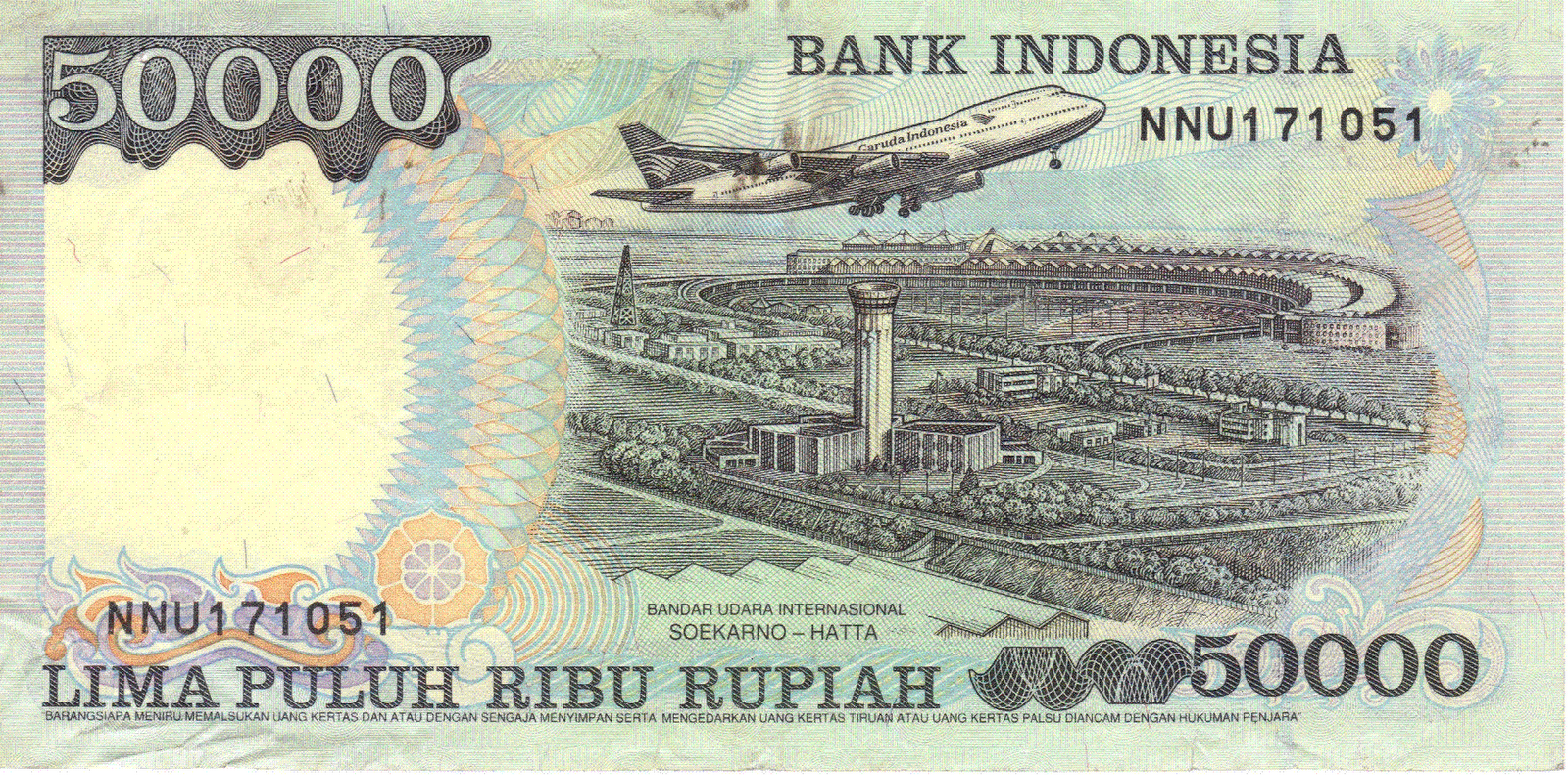 Rp.50000 - Tahun 1995 ~ Galeri Uang Rupiah Indonesia