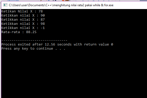 Tutorial C++ | 5 Contoh Program Sederhana Menggunakan Pengulangan While ...