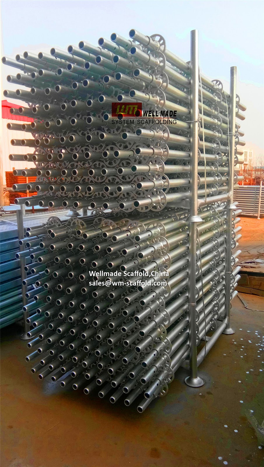 Ringlock Scaffolding Verticals Standards-Ring Lock System Scaffold ...