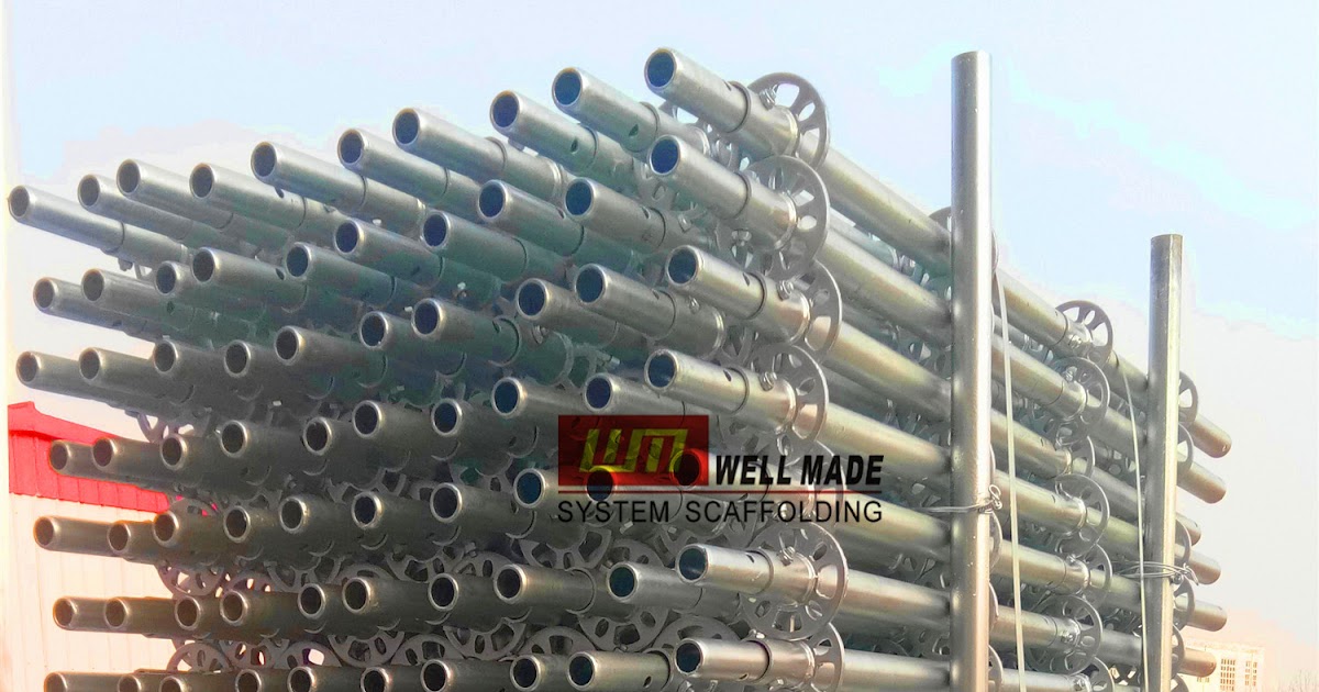 Ringlock Scaffolding Verticals Standards-Ring Lock System Scaffold ...