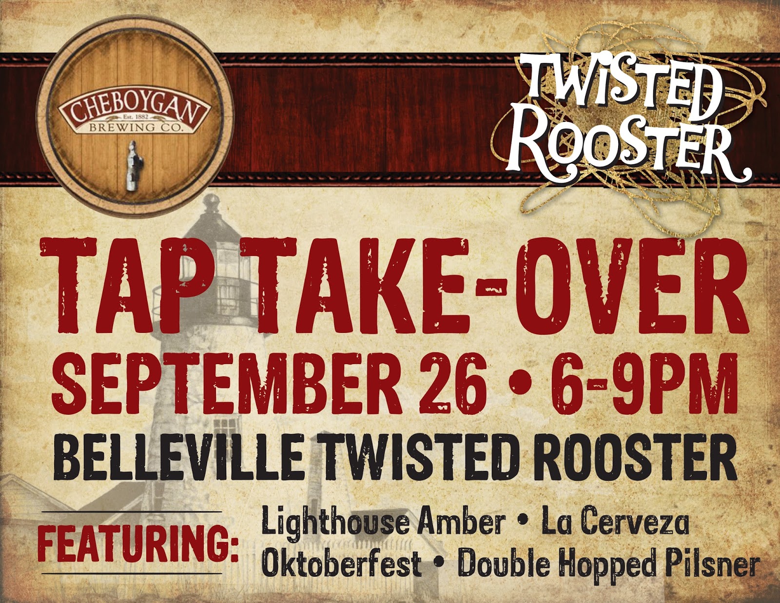 Twisted Rooster: Tap Take-Overs at Twisted Rooster!