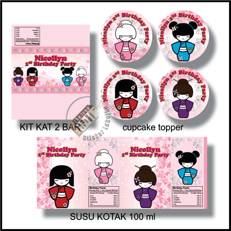 Sticker-Labelku: Label Paket Ultah