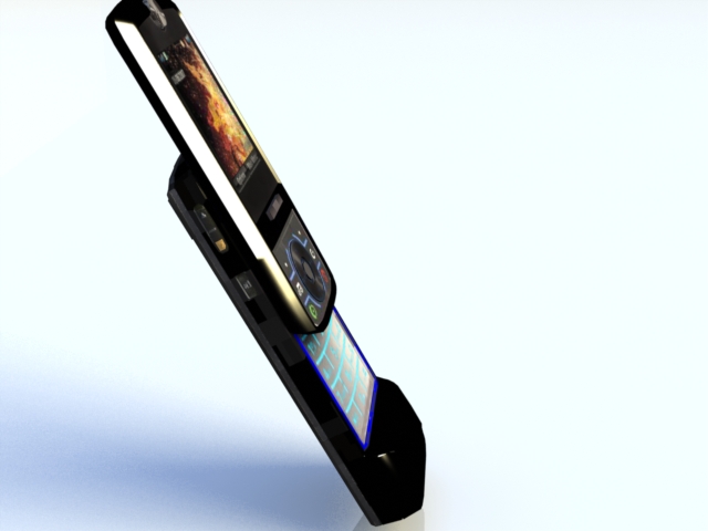 The Polygon Monkey: Cell phone done in Maya and Modo