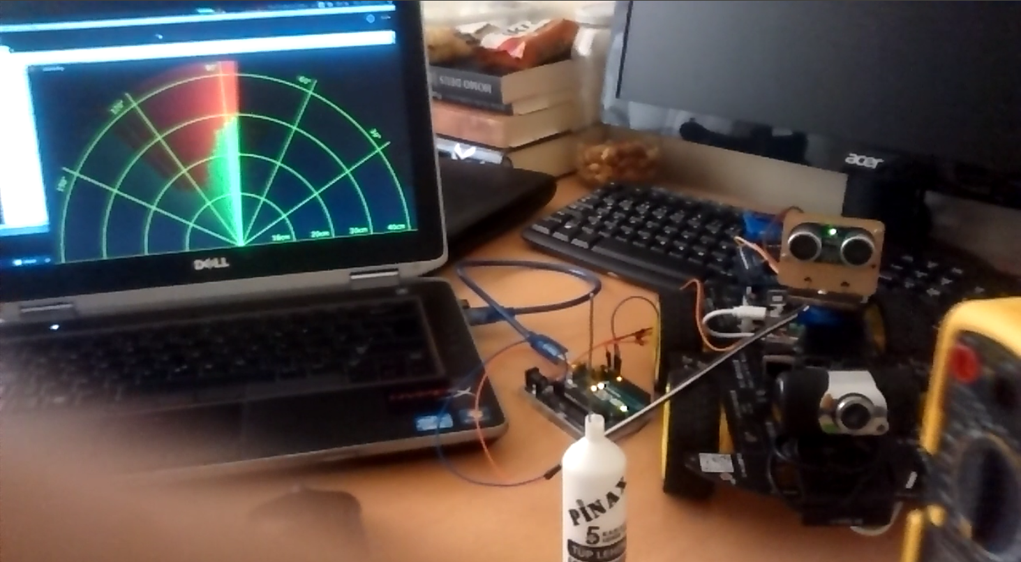 an engineer's notes: Arduino UltraSonic Radar Projesi