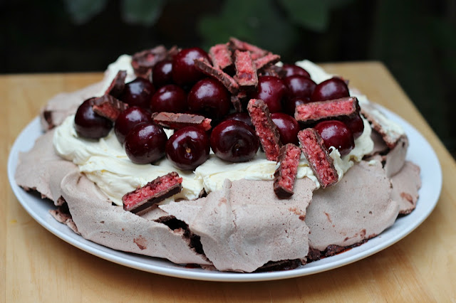 Three Bears Melbourne: Decadent Chocolate & Cherry Pavlova