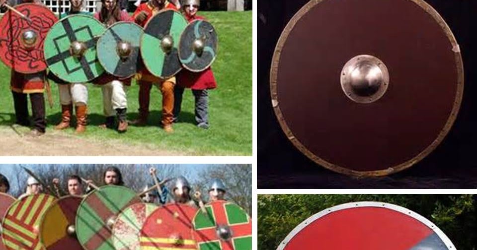 art: Winter 2015 : Anglo Saxon shield - first and second attempt