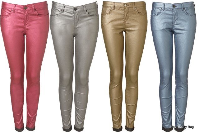 These are a few of my favourite things...: Fall Trend: Metallic Jeans