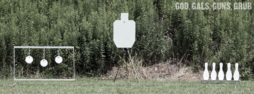God, Gals, Guns, Grub: Arntzen Steel Targets: Ping, Ping, Ping