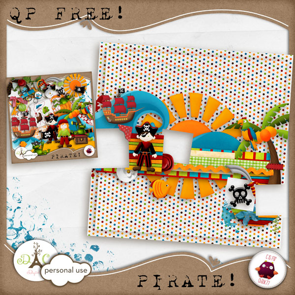Chouk77 Designs: Pirate ! + Freebie