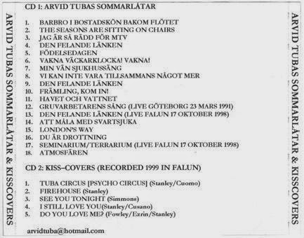 Döda Toner: Arvid Tuba - Arvid Tubas sommarlåtar & Kisscovers