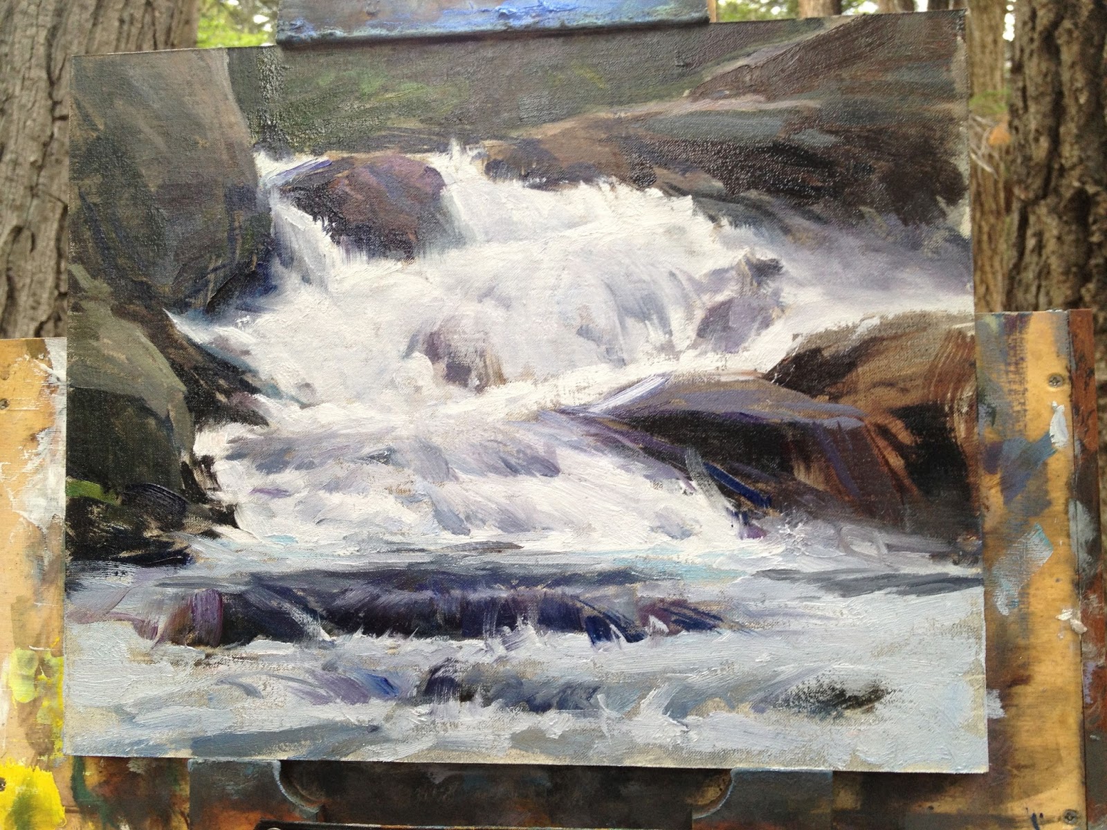 PORTRAIT PAINTING GOLD BY JOHANNA SPINKS: Painting in The Sierras With ...