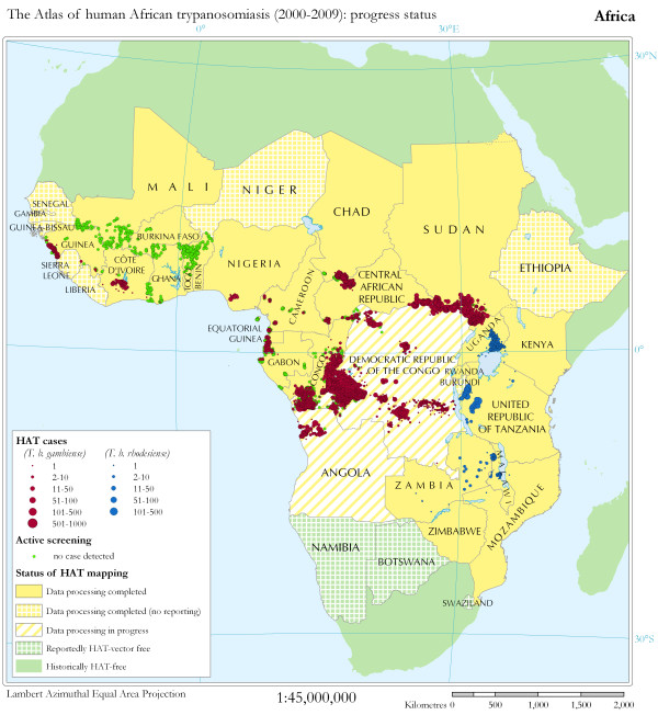 Infection Landscapes: Trypanosomiasis Part 1: Sleeping Sickness