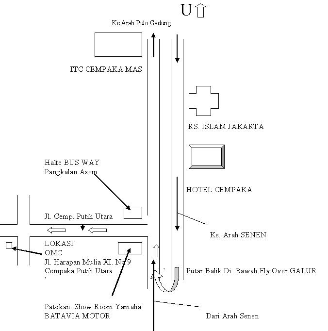 Doctor Matic Klinik Spesialis Motor Matic: Peta, Petunjuk Jalan ...