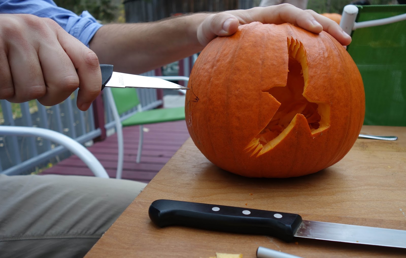 Joe's Retirement Blog: Pumpkin Art, Ithaca, New York, USA