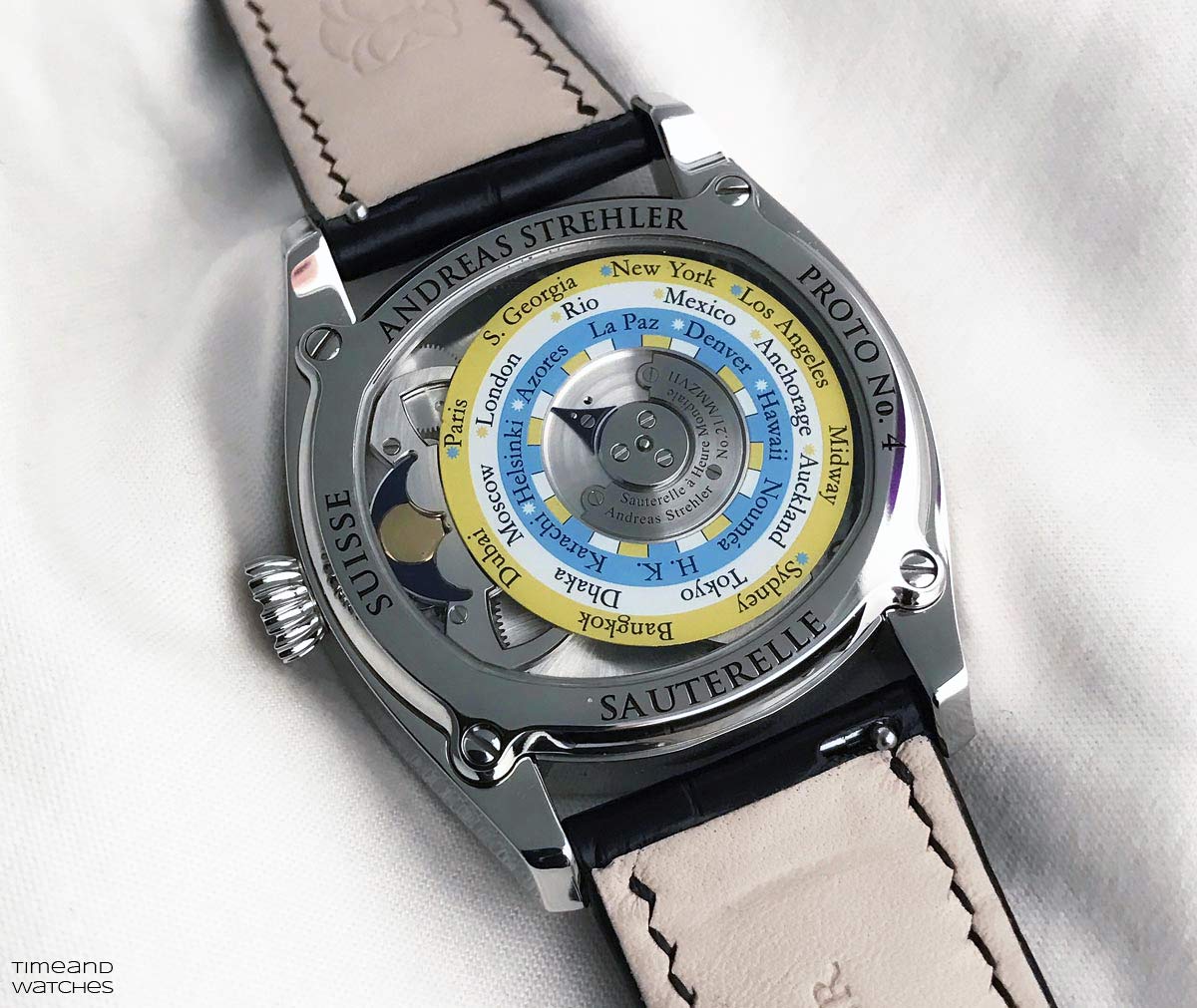 Andreas Strehler - Sauterelle à heure mondiale | Time and Watches | The ...