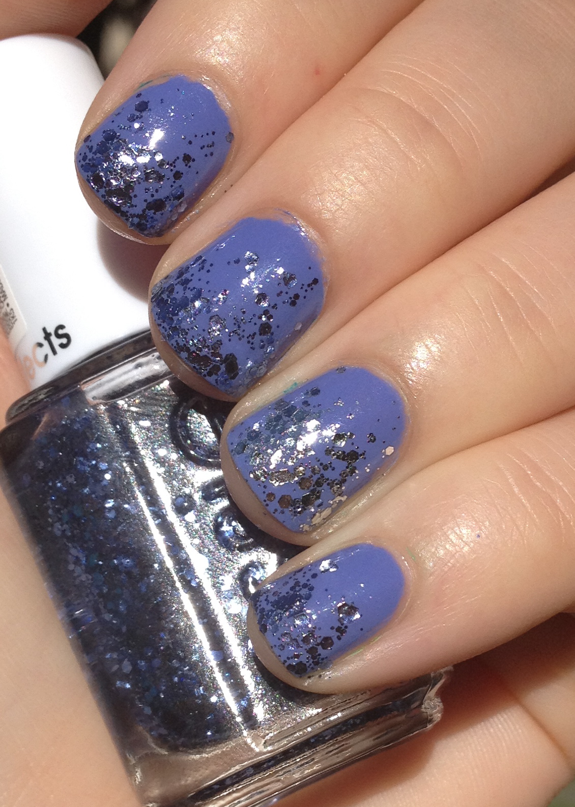 Shelby's Swatches: Essie Glitter Gradient!