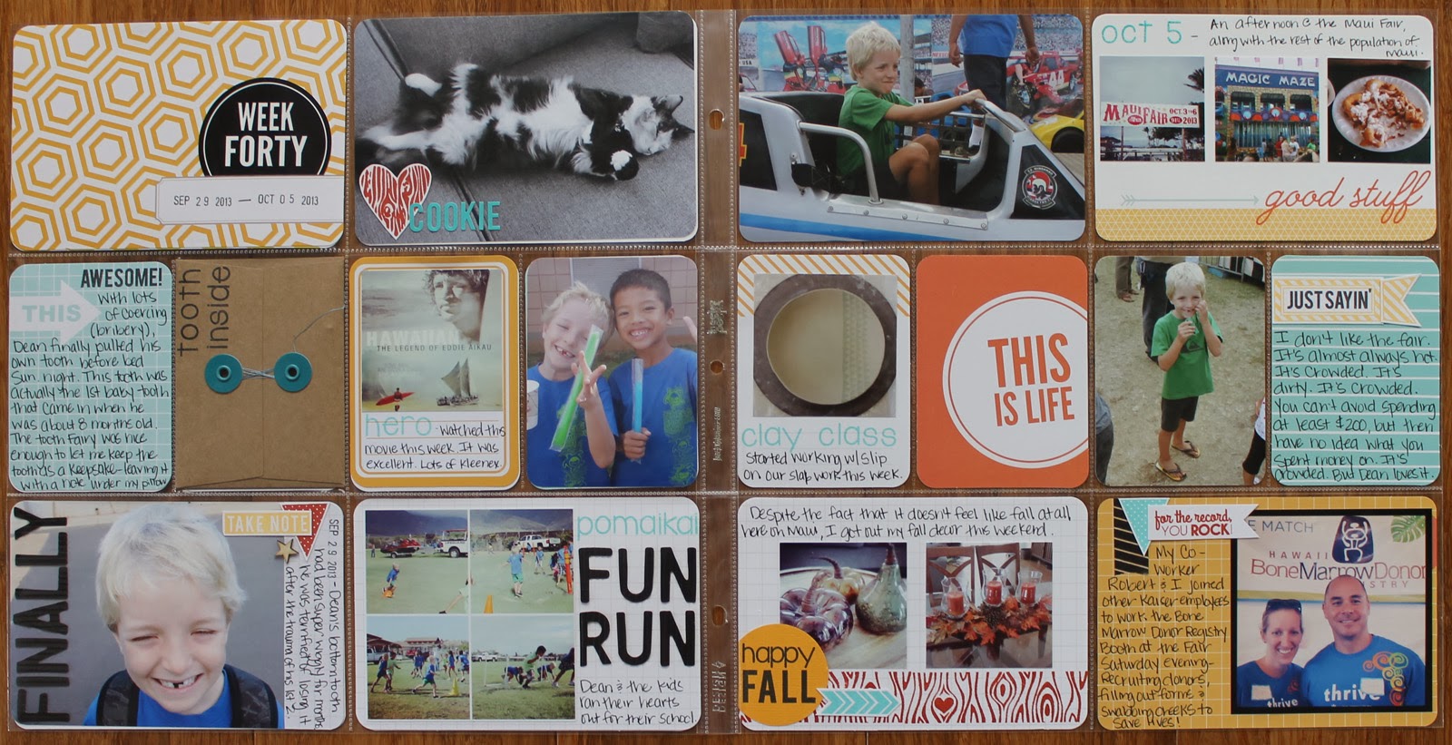 JenTapler Designs: Project Life 2013, Week 40 - Reverse Confetti Blog Hop