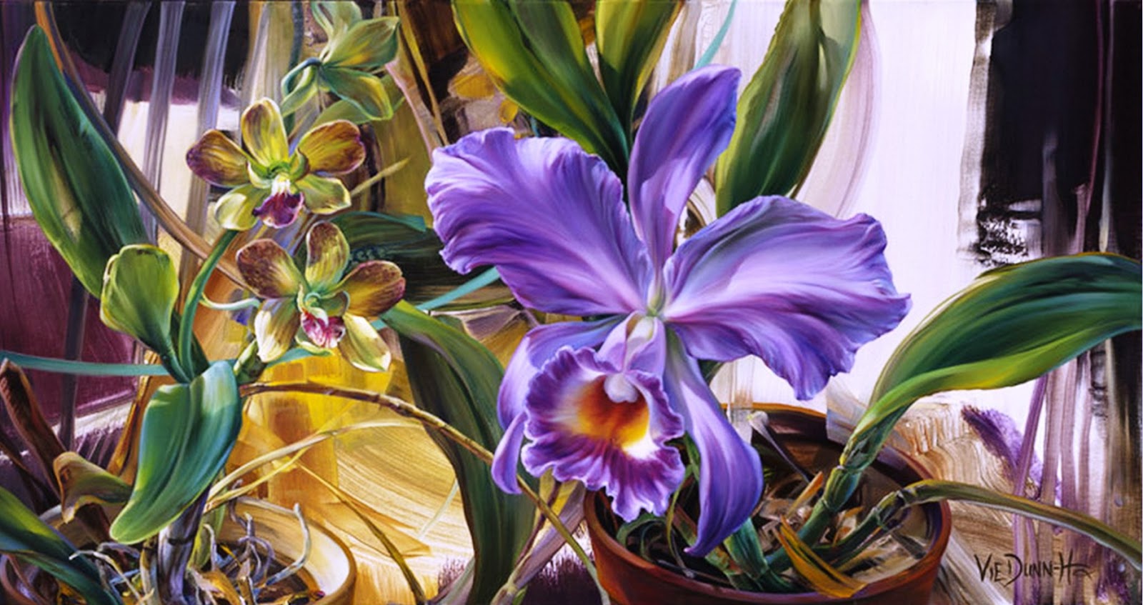 El arte es su máxima expresión : Galería de Cuadros con Flores Modernas ...