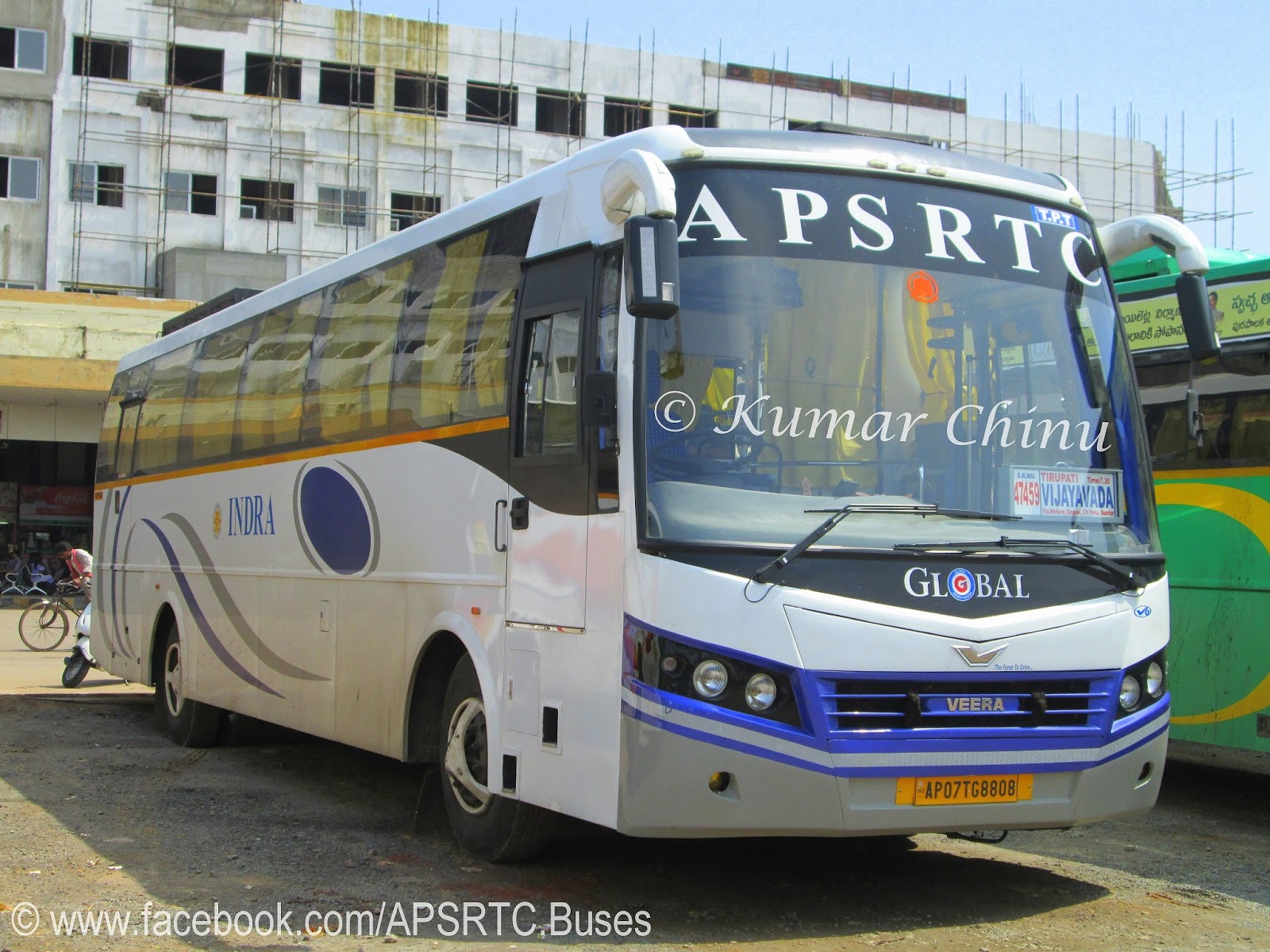 APSRTC New INDRA A/C Buses