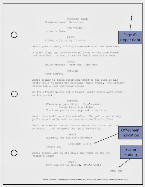 Fundamentals of Story Development FILM/ENG2217-03: screenplay format ...