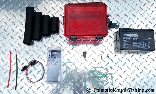 Palmetto Kayak Fishing: Kayak Battery Box for the 2012 Ride 135