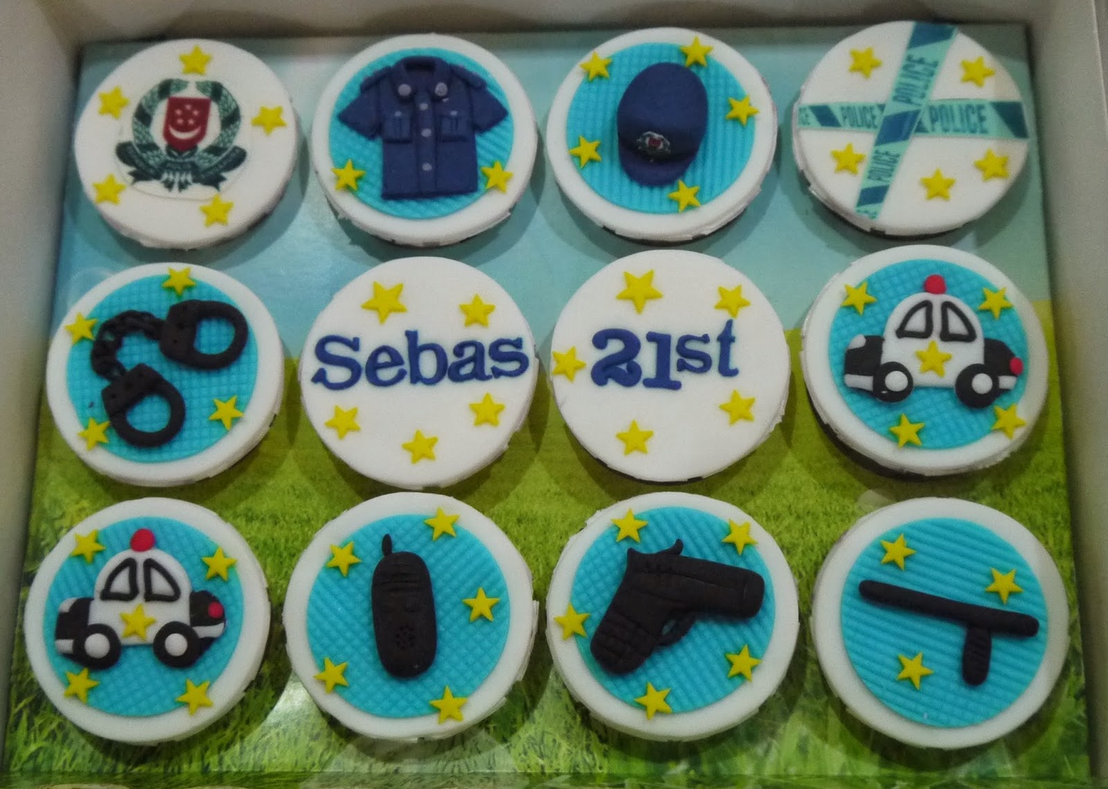 Cupcake Divinity: Police theme cupcakes