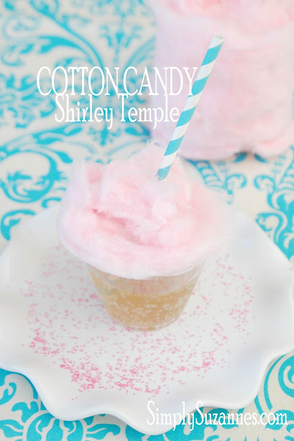 Simply Suzanne's AT HOME: cotton candy shirley temple