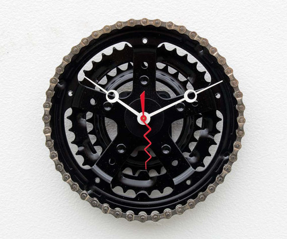 Mendaur ulang Roda, Cakram, dan Gir Sepeda-Motor Menjadi Jam Dinding ...