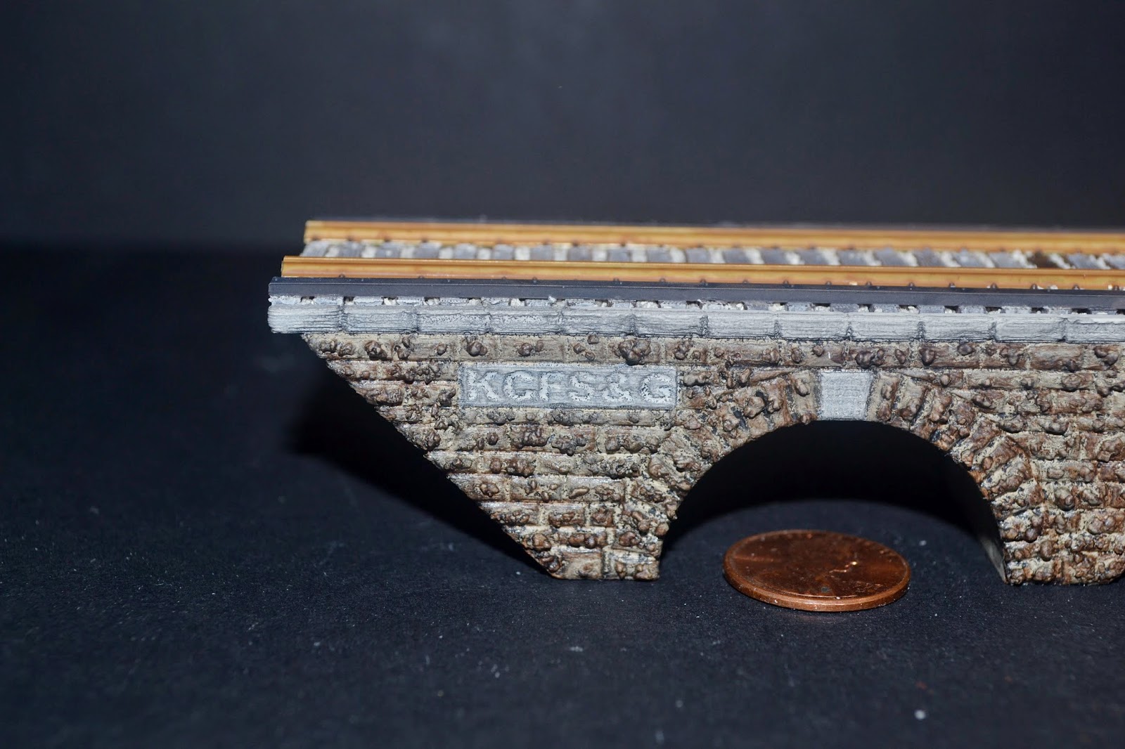 Nirvana Valley Model Railroad: Stone Arch Bridges, 3d printed, Down on ...
