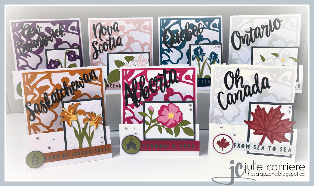 The Scrap Zone: Hello Canada - Assembly Guide for 14 Beautiful Easel Cards