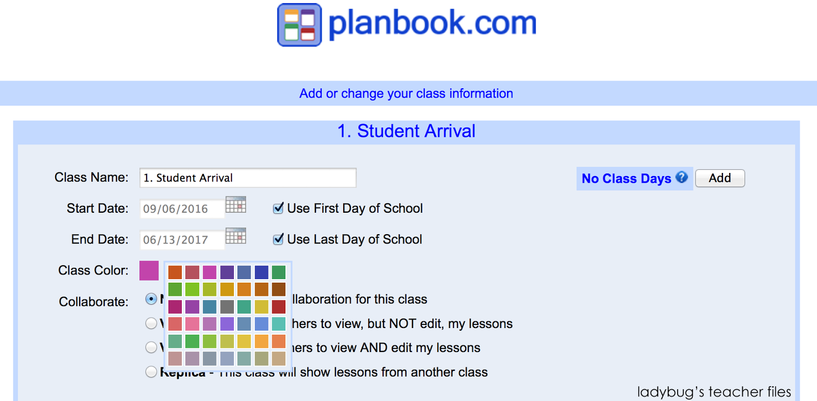 Making Beautiful Plans on Planbook.com (Part 2) - Ladybug's Teacher Files