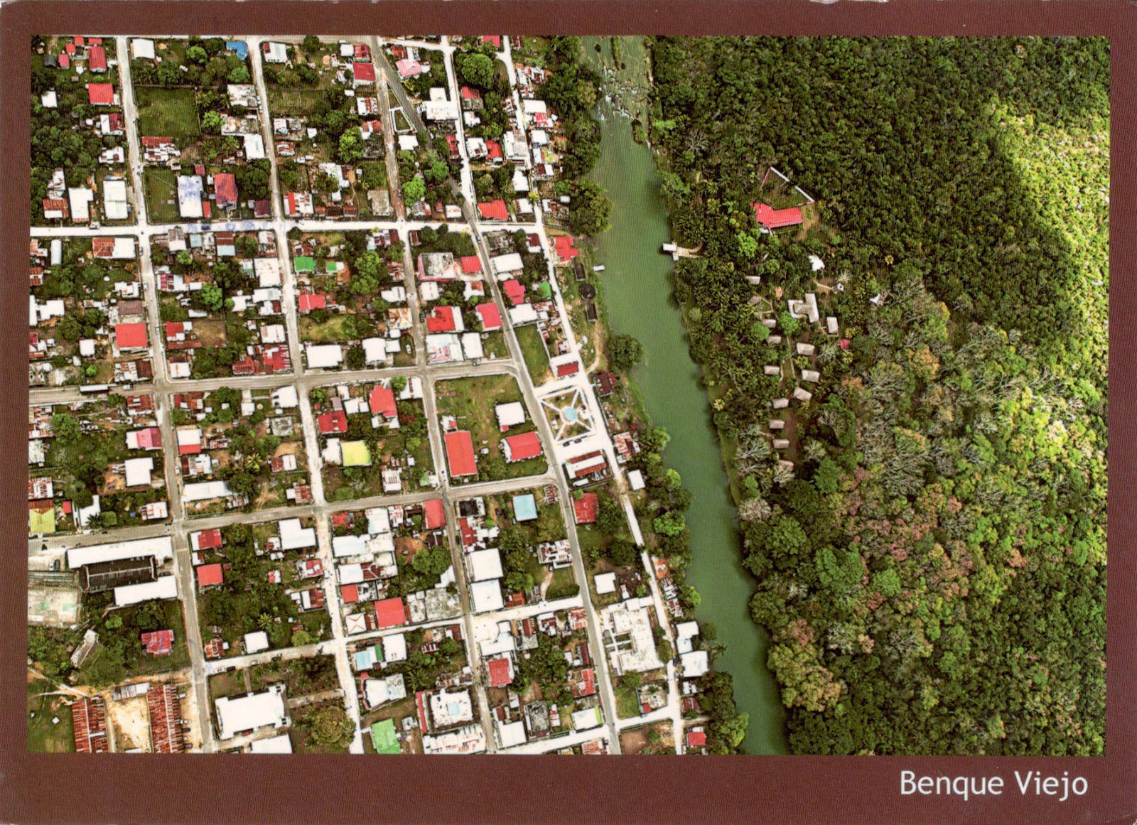 WORLD, COME TO MY HOME!: 1801 BELIZE - An aerial view of Benque Viejo ...