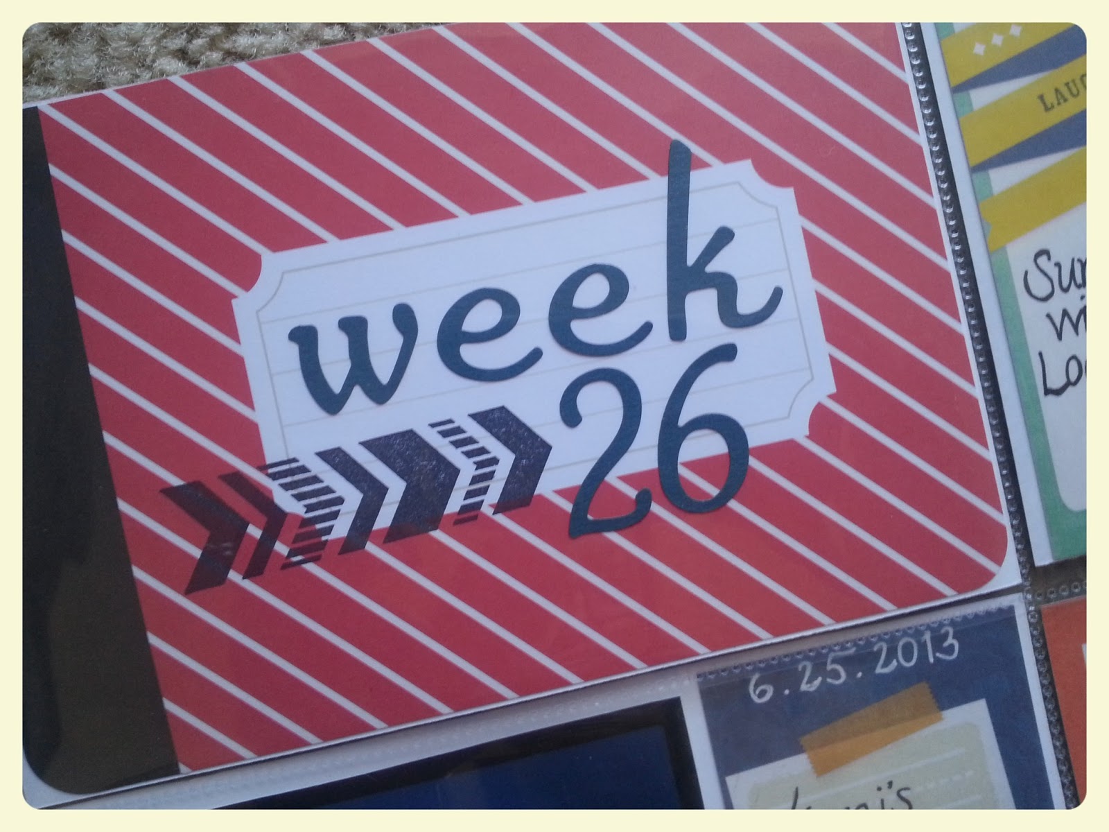 A Crafty Island Girl: Project Life: Weeks 26 - 27