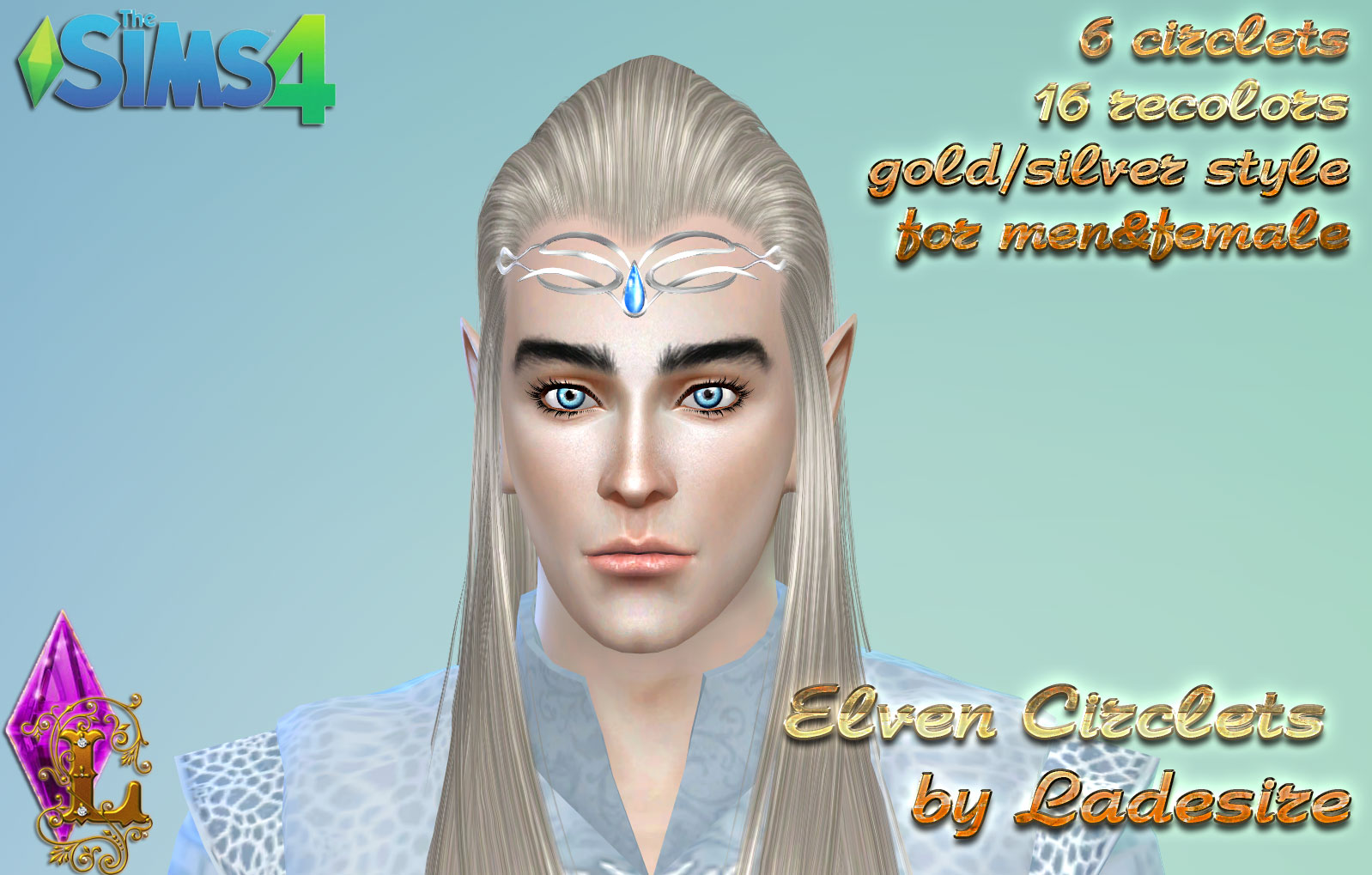 Ladesire's creative corner): TS4 - Elven Circlets by Ladesire