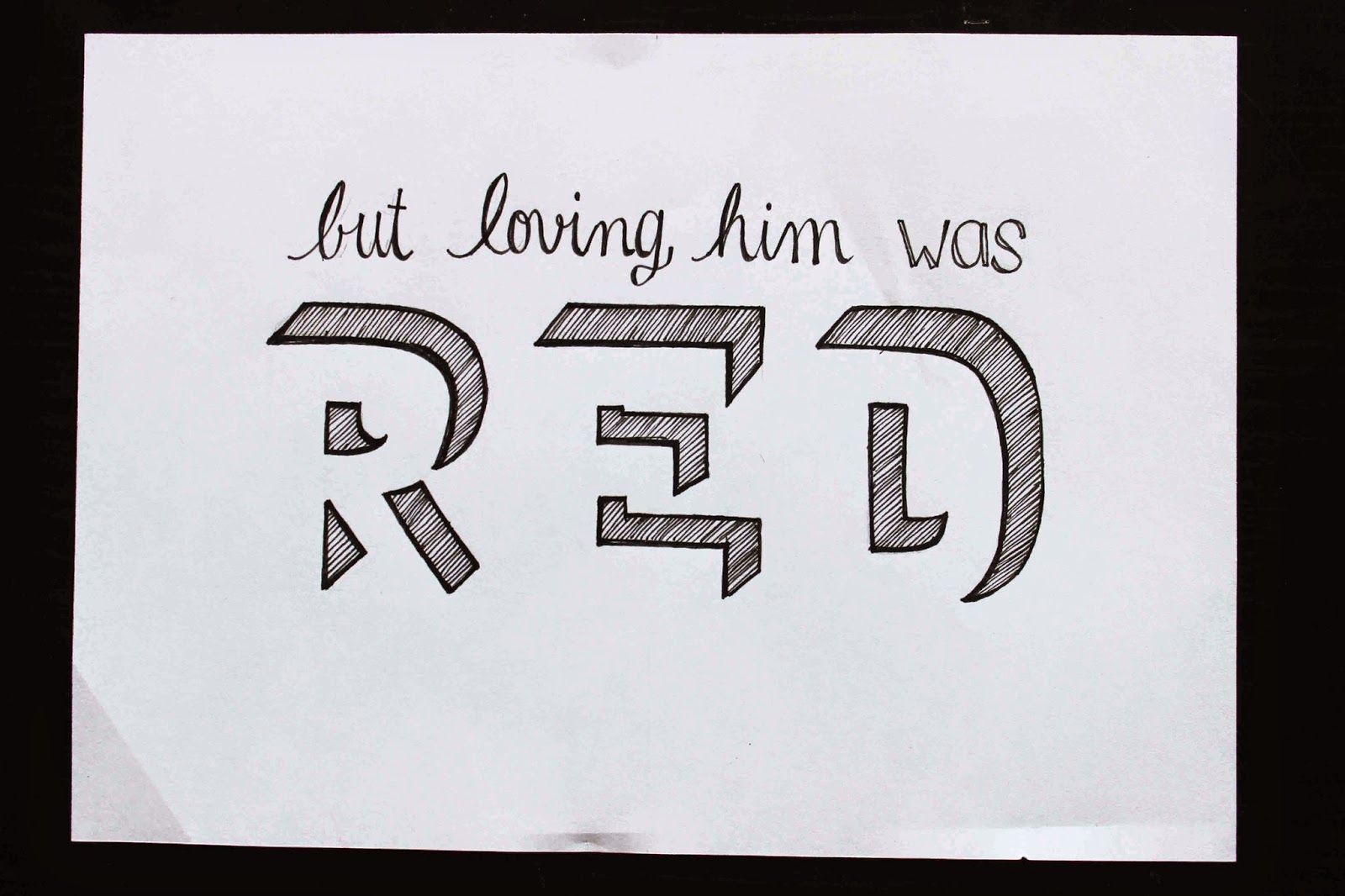 Totally Elsa: Hand Lettering: Song Lyrics #2