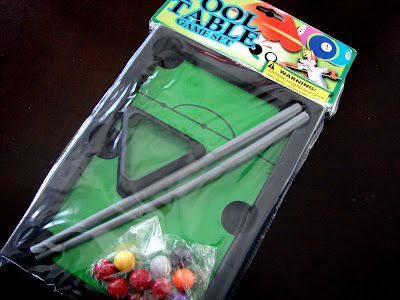 American Girl Doll Play: Dollar Store Find - Doll Sized Pool Table!