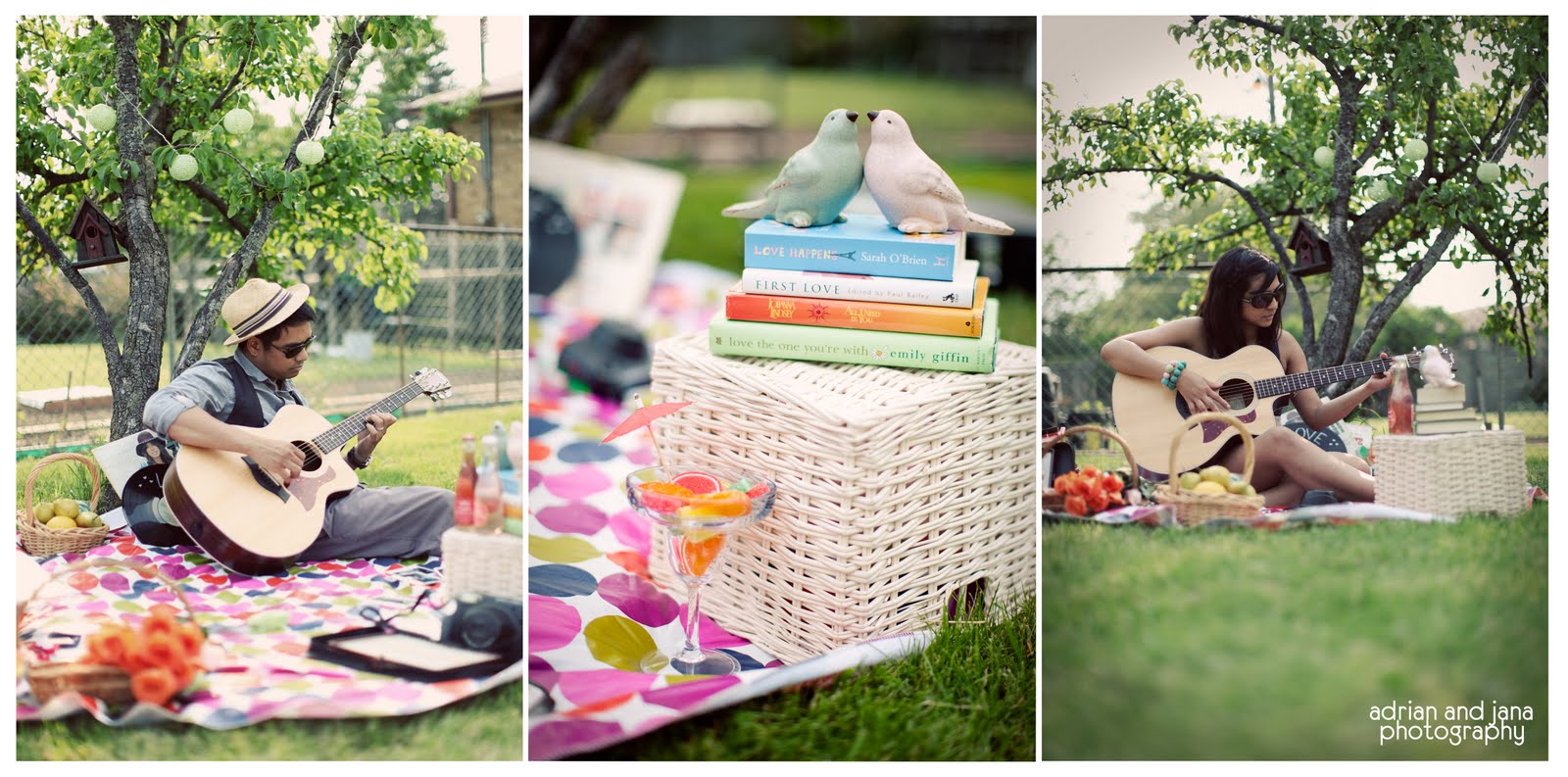adrian and jana: picnic themed anniversary photo shoot!