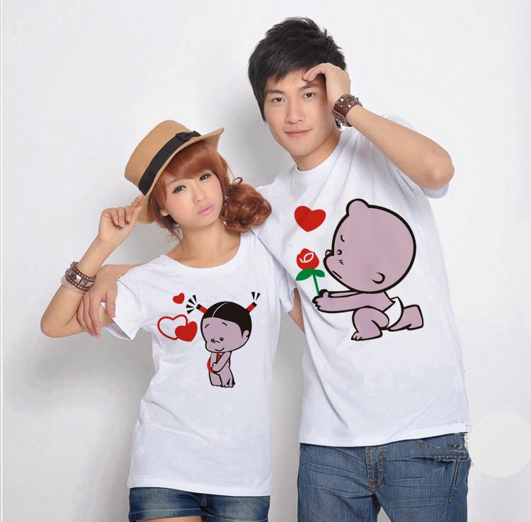 Do It Youself: 2014 Fashion Unique and Romantic Couple T-Shirt for ...