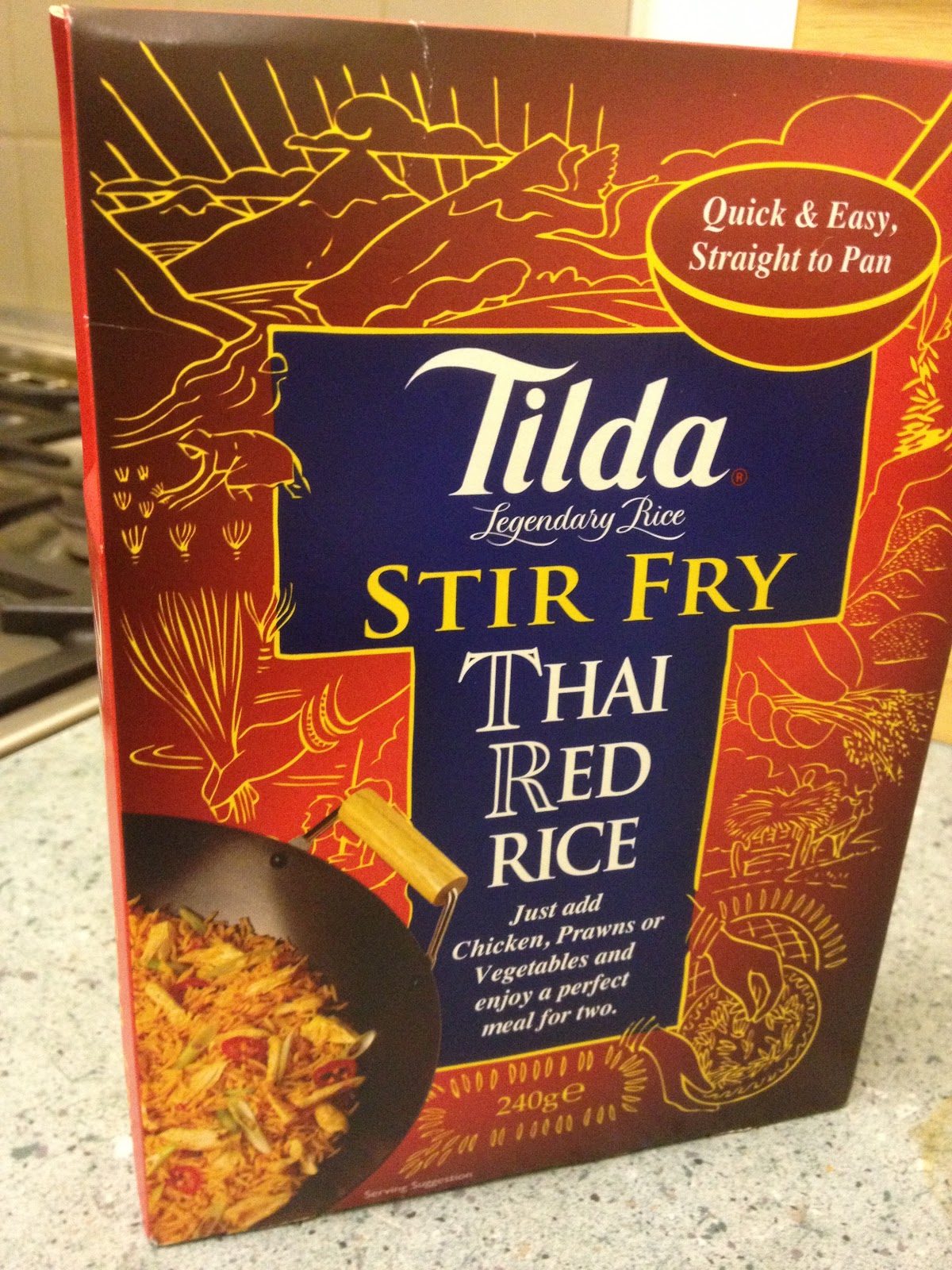 FOODSTUFF FINDS: Tilda Stir Fry Thai Red Rice [by @NLi10]