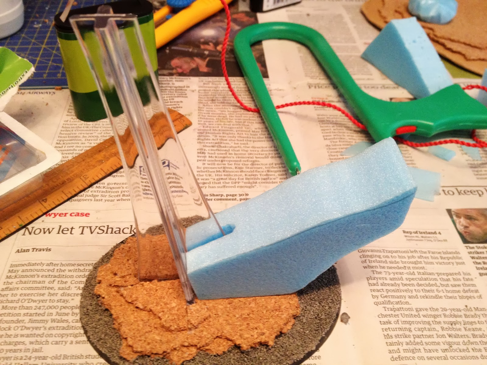 Master of a Thousand Things: Warhammer Scenery - Heldrake Base