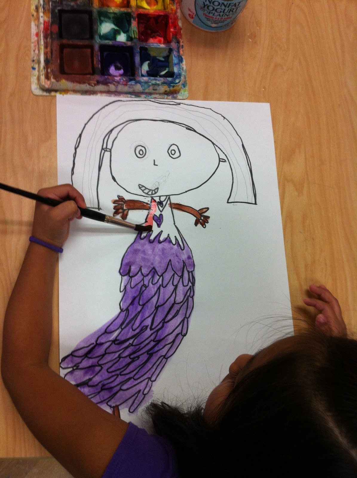 Apex Elementary Art: first grade self portraits