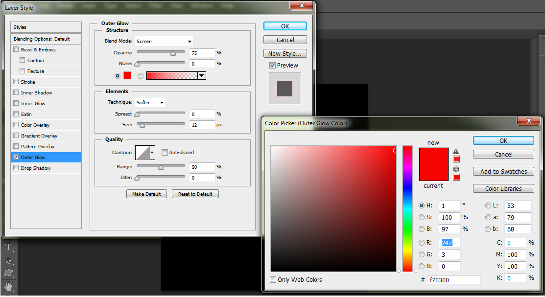 TUTORIAL ILMU KOMPUTER: Cara Membuat Teks Berapi - Api Dengan Photoshop