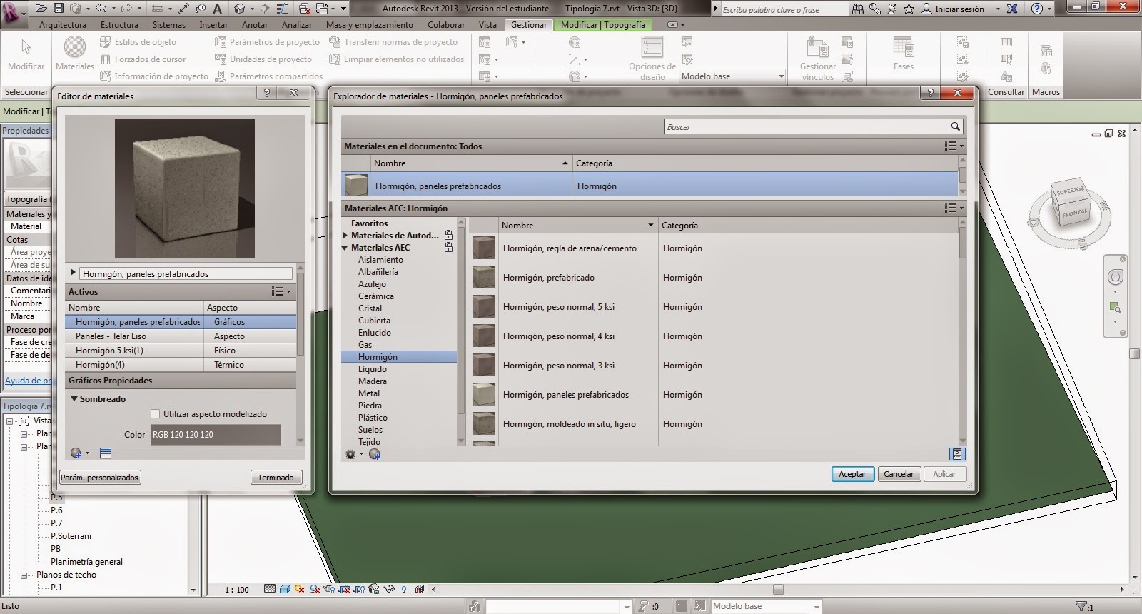 REVIT_2014: MATERIAL SUELO EXTERIOR