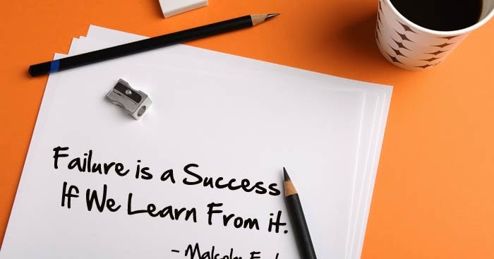 Idea for today: Change Your Life: No Success without Risk and Failure