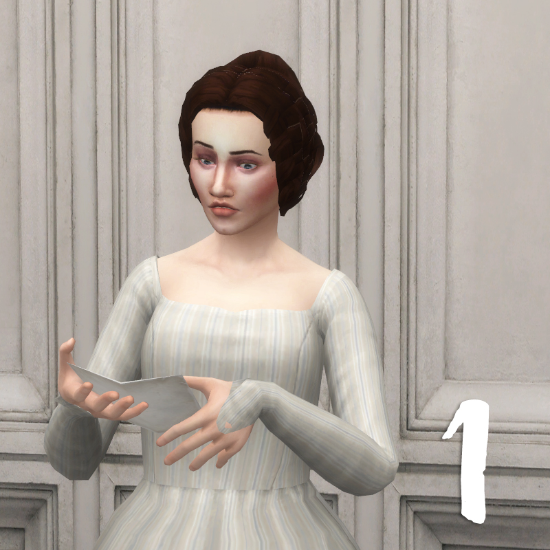 TS4: Reading a Letter Pose Set | History Lover's Sims Blog