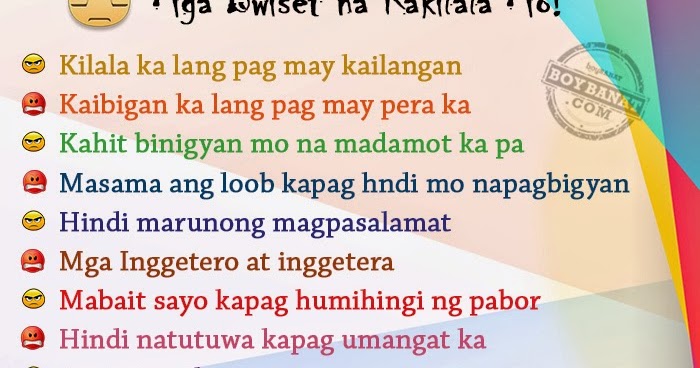 Mga Bwiset sa Buhay na Kilala Mo ~ Boy Banat